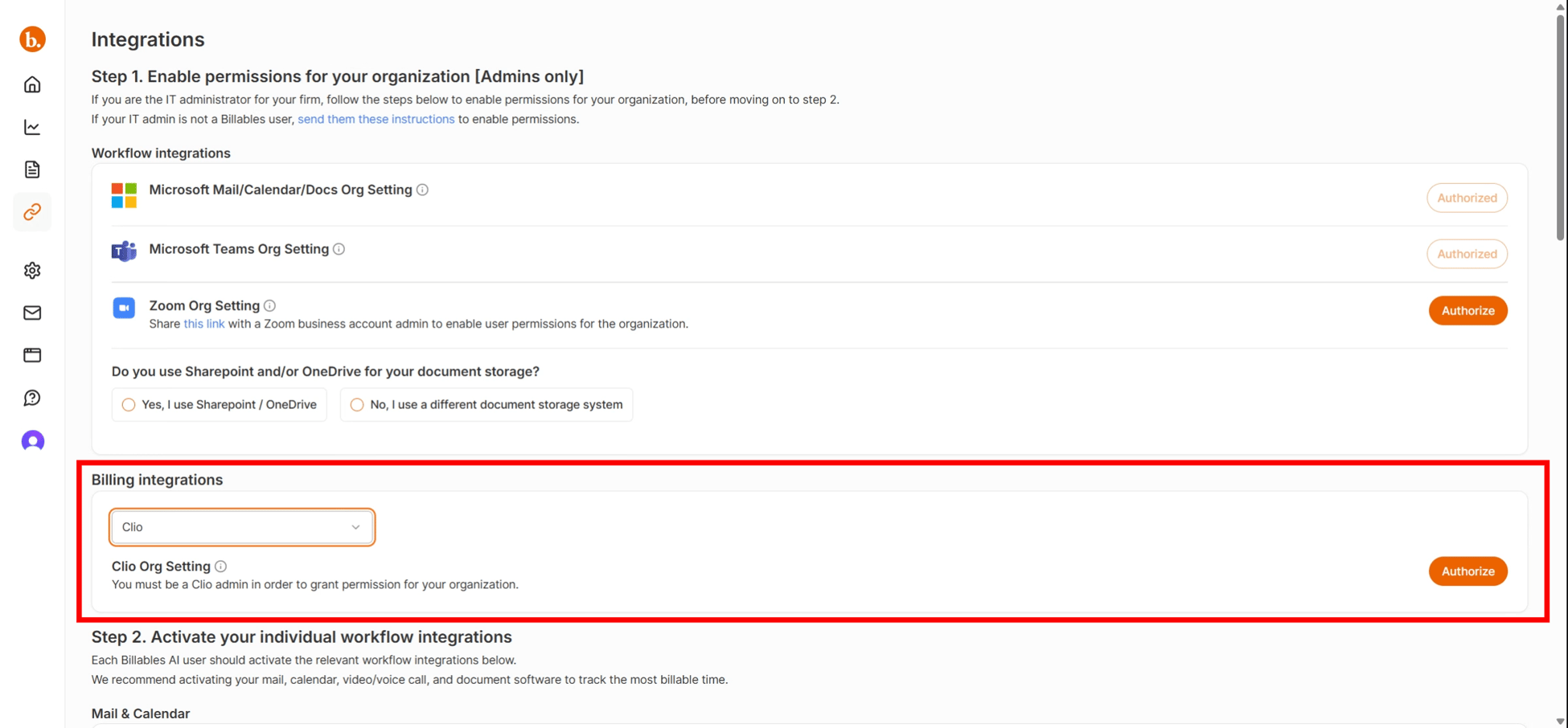 Importing Billing Codes via Integration